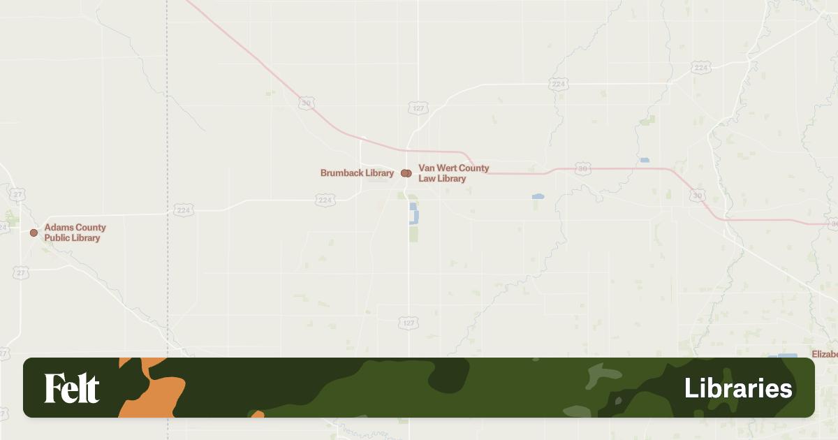 Libraries in Van Wert County, Ohio