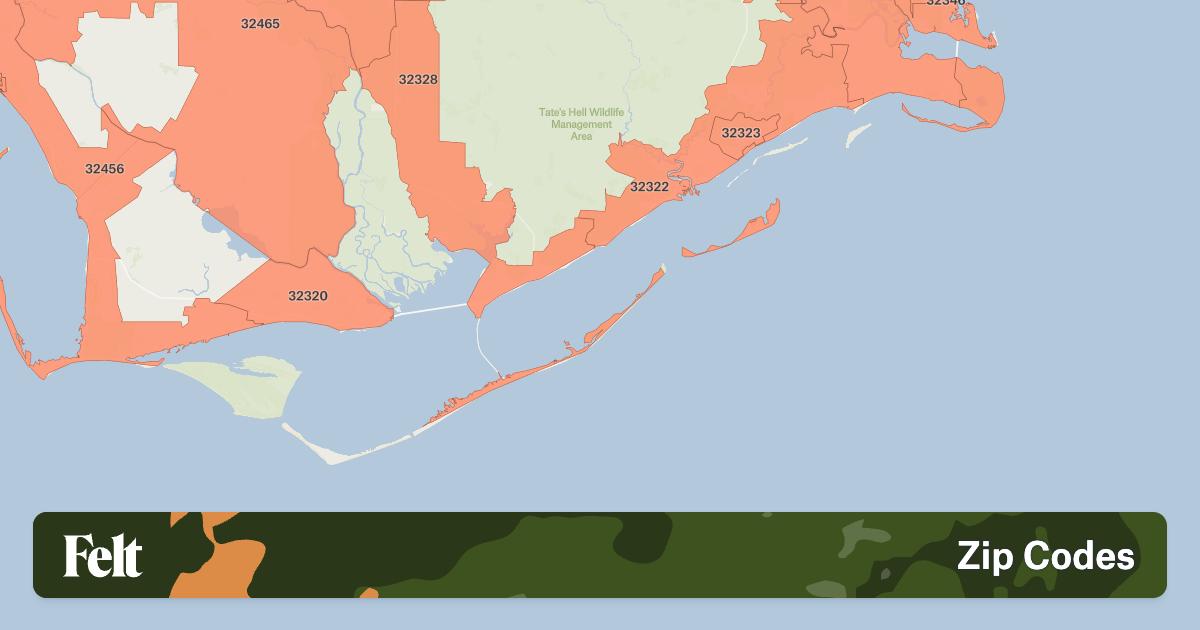 ZIP Codes in Franklin County, Florida