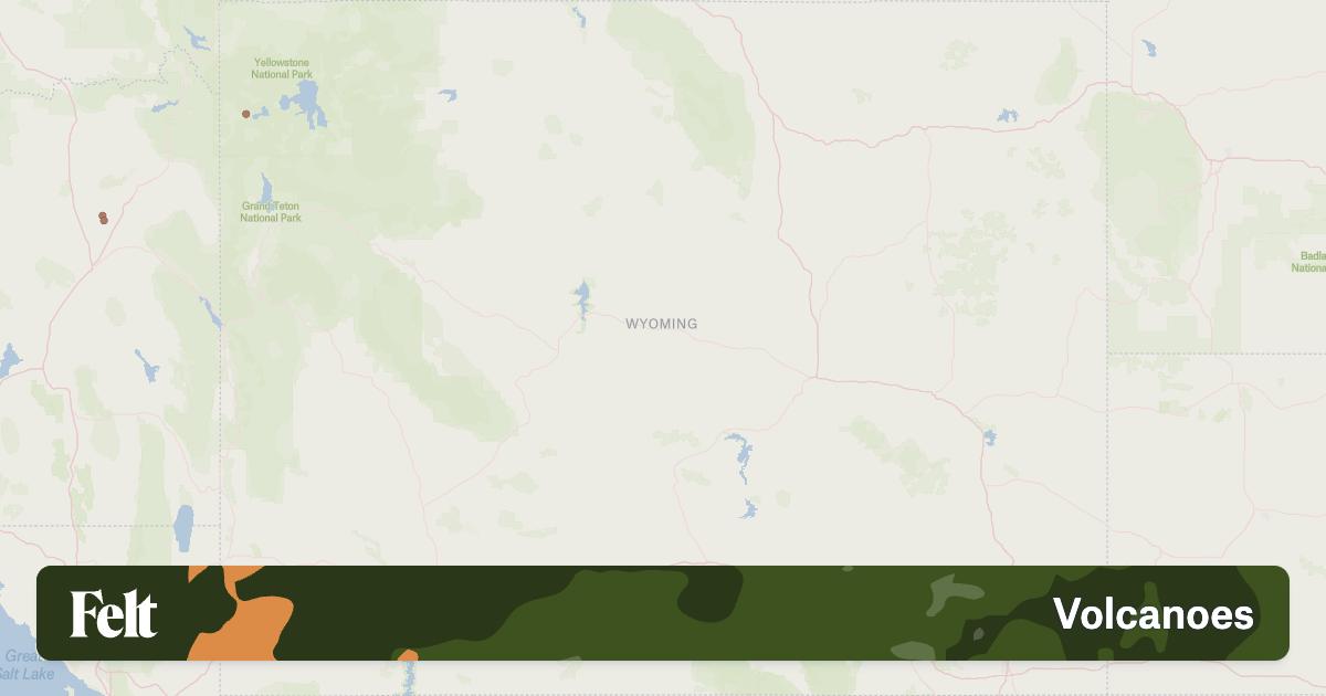 Volcanoes in Wyoming