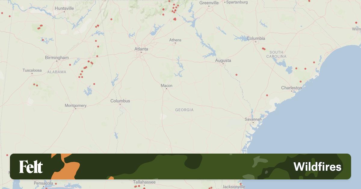 Wildfires in Georgia