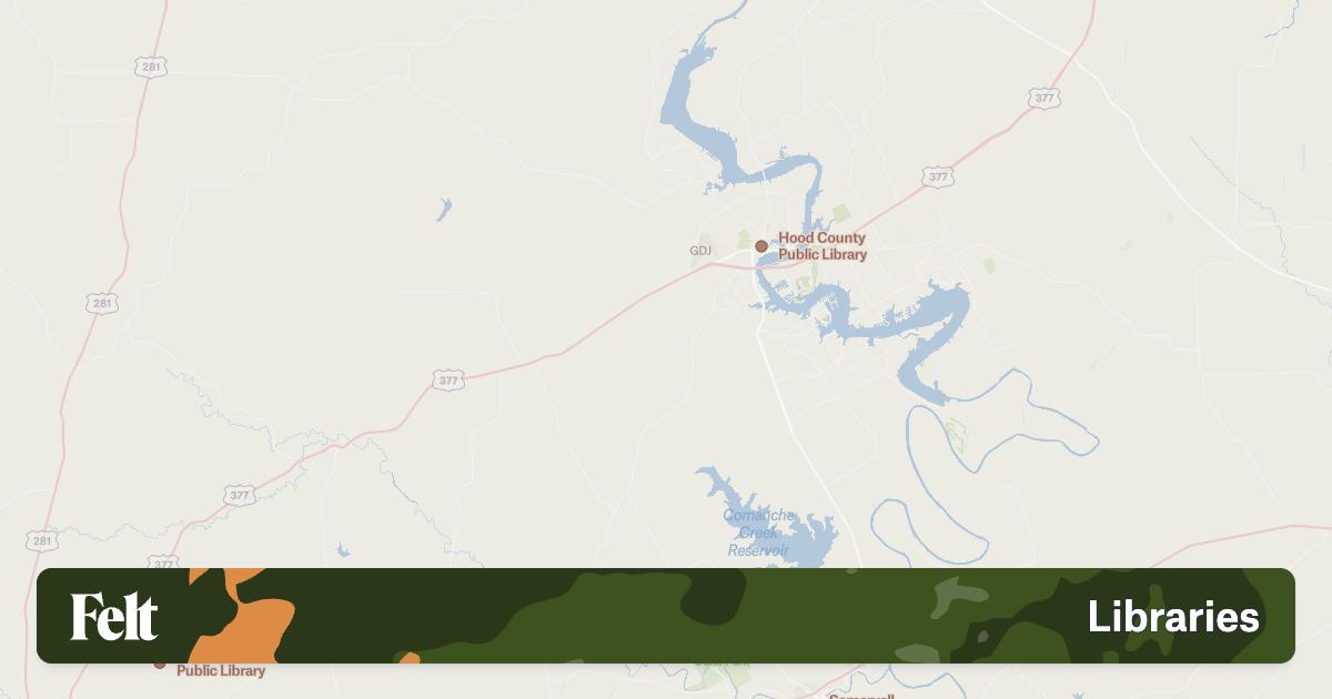 Libraries in Hood County, Texas