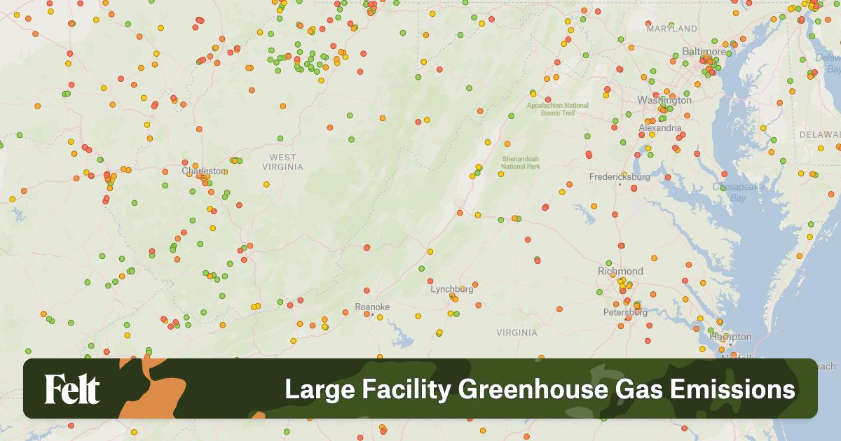 Greenhouse Gas Emissions in Virginia