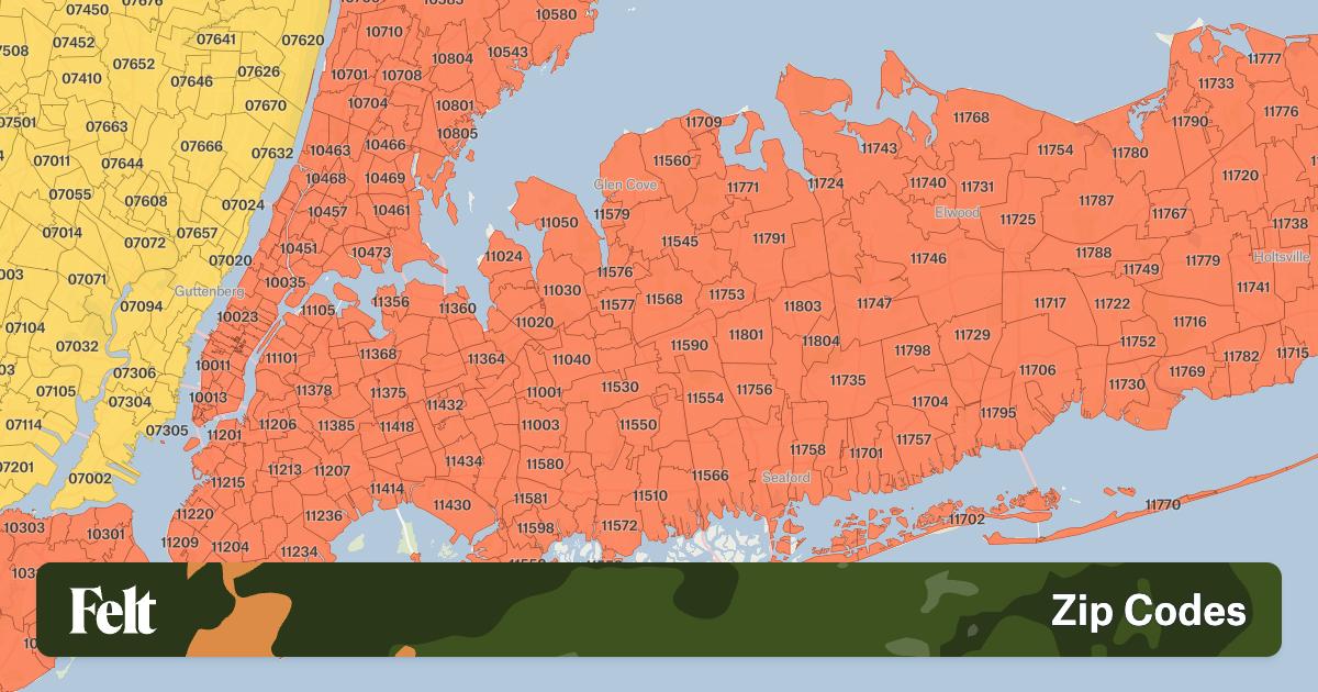 ZIP Codes in Nassau County, New York