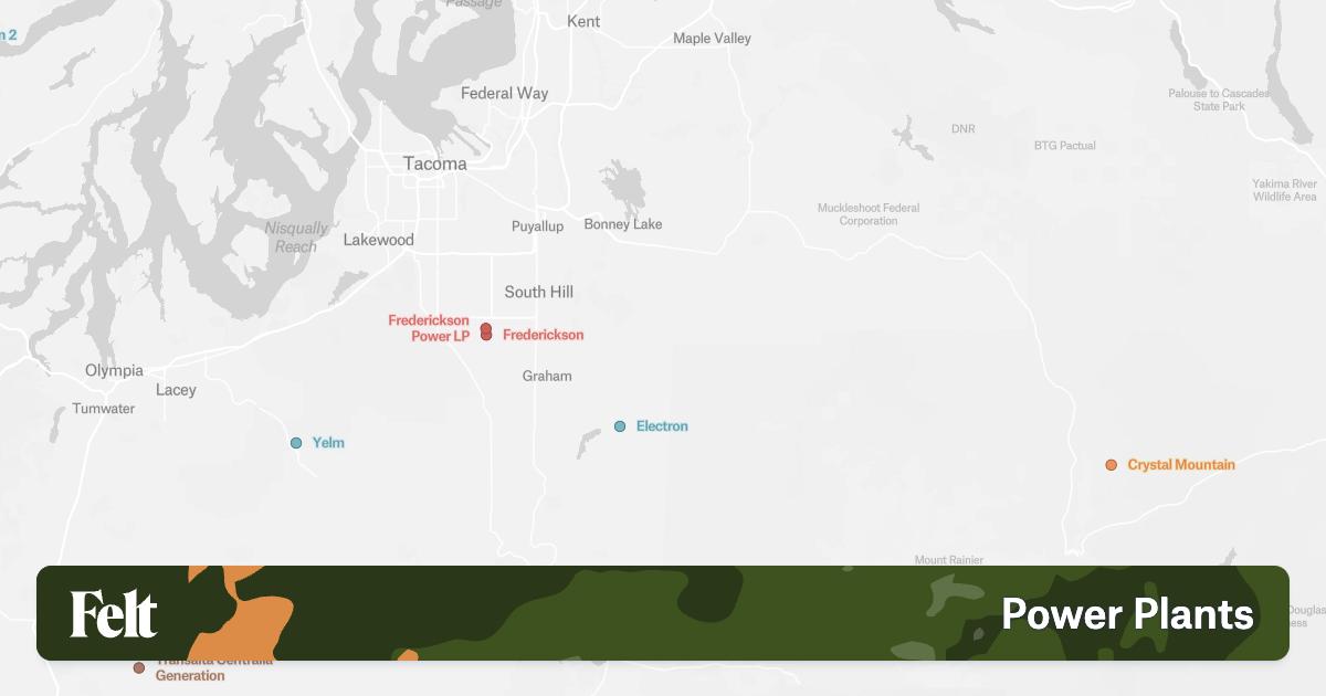 Power plants in Pierce County, Washington