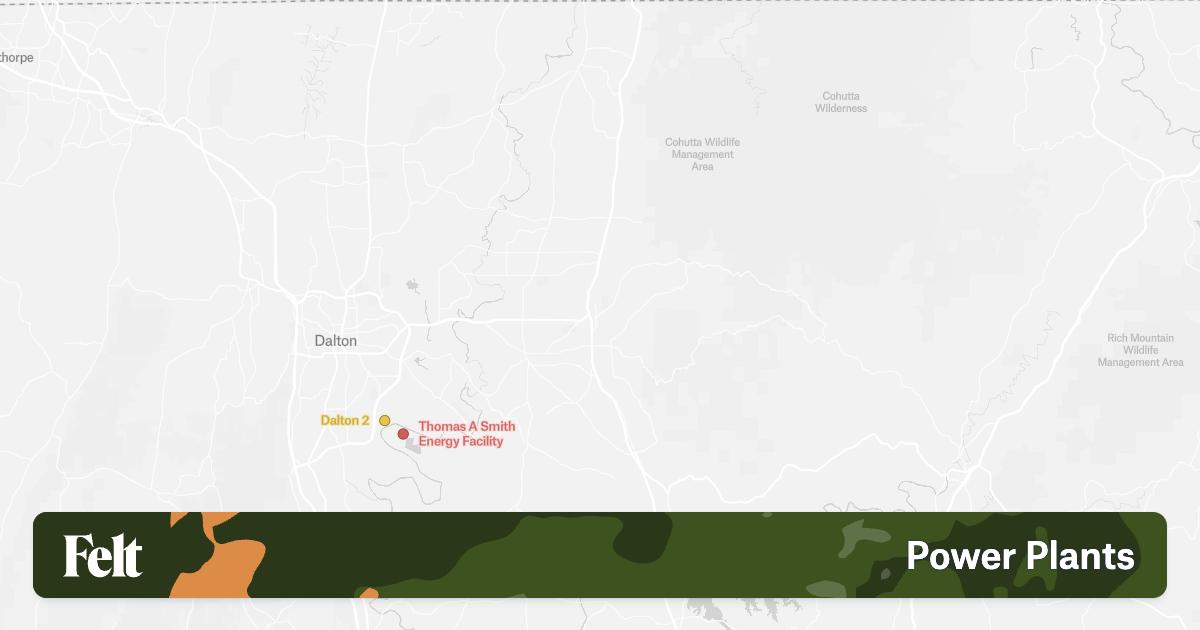 Power plants in Murray County, Georgia