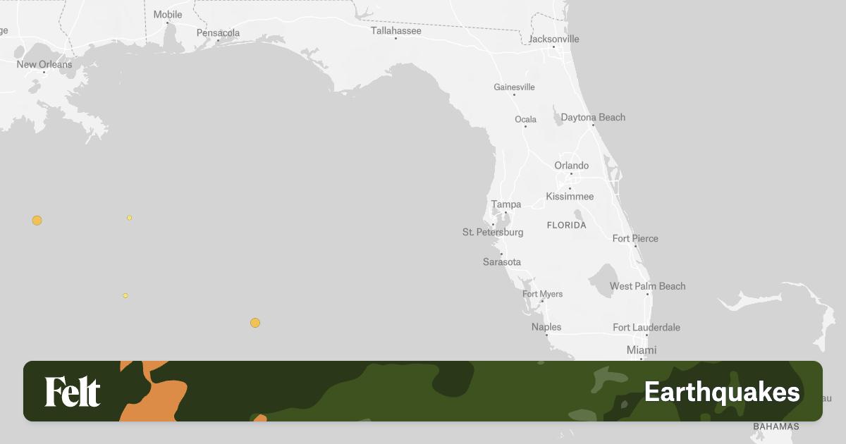 Earthquakes in Florida