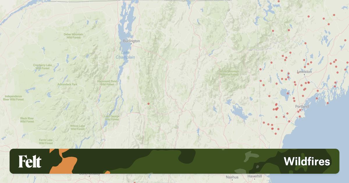 Wildfires in Vermont