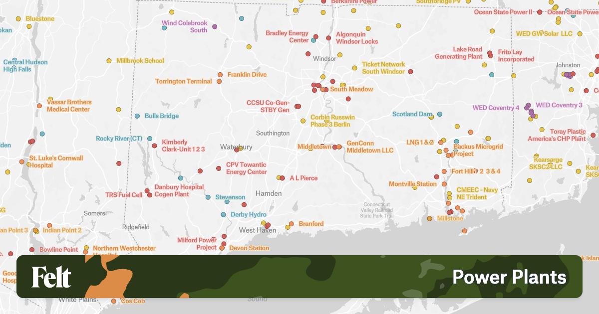 Power plants in Connecticut