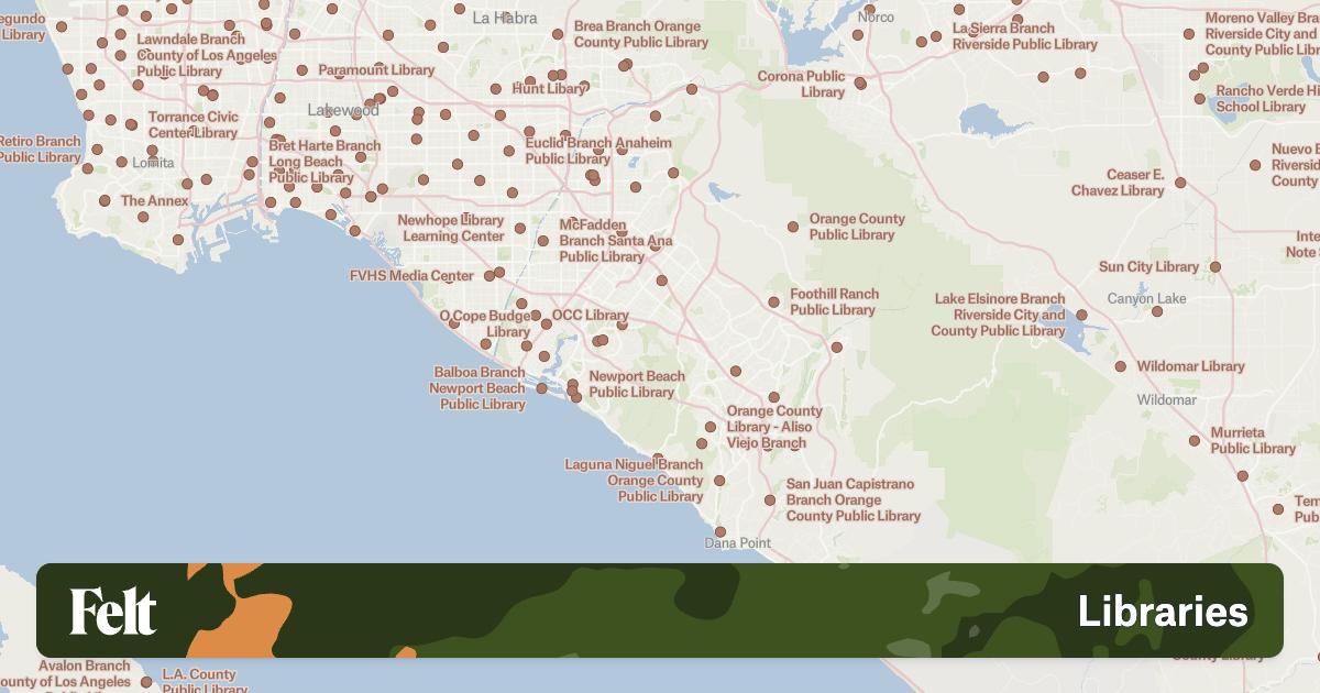 Libraries in Orange County, California