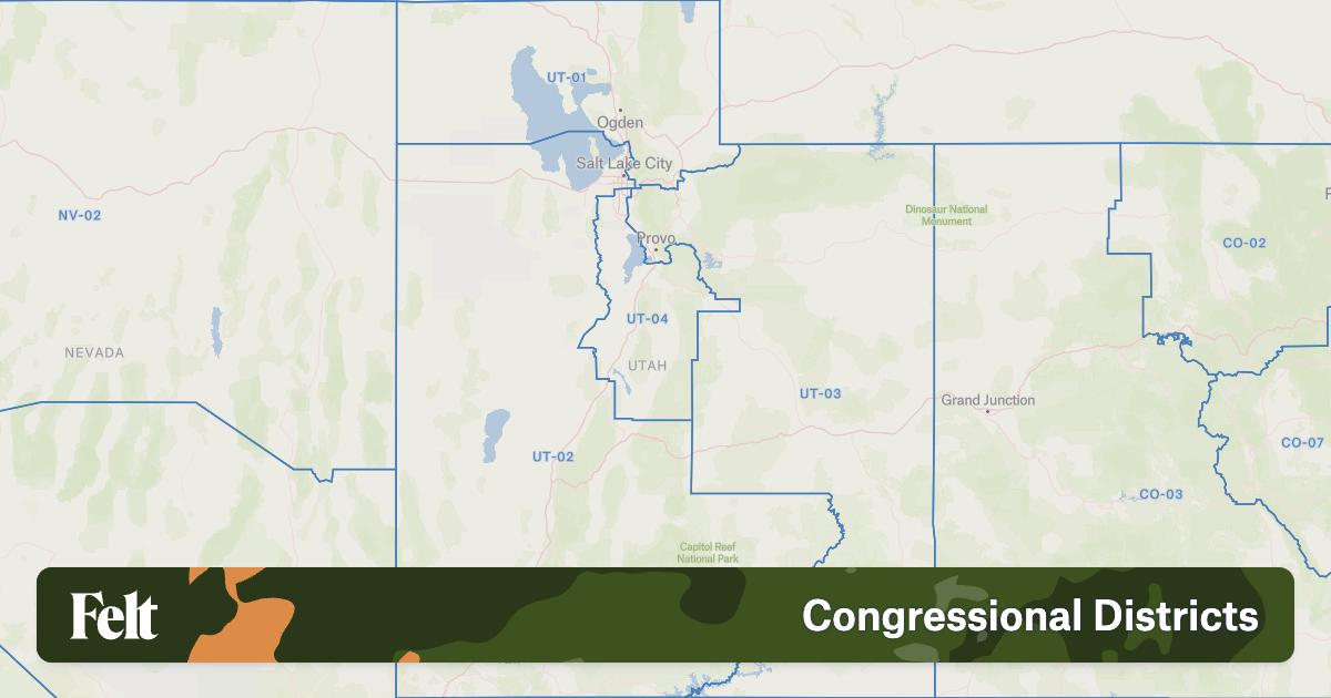 Congressional Districts in Utah
