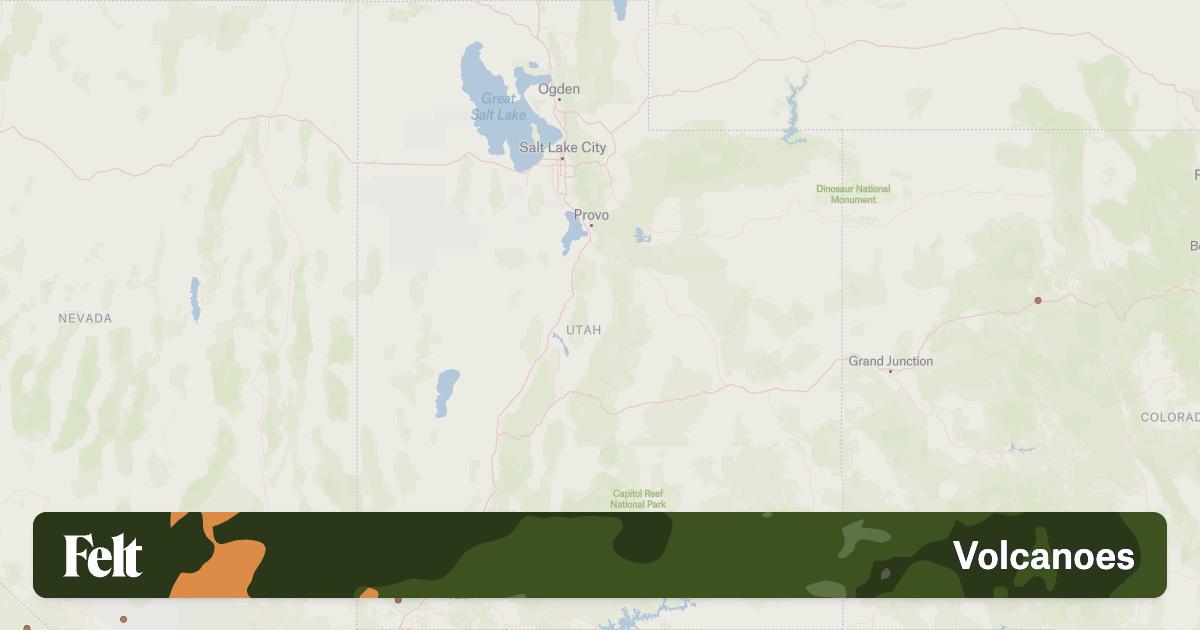 Volcanoes in Utah
