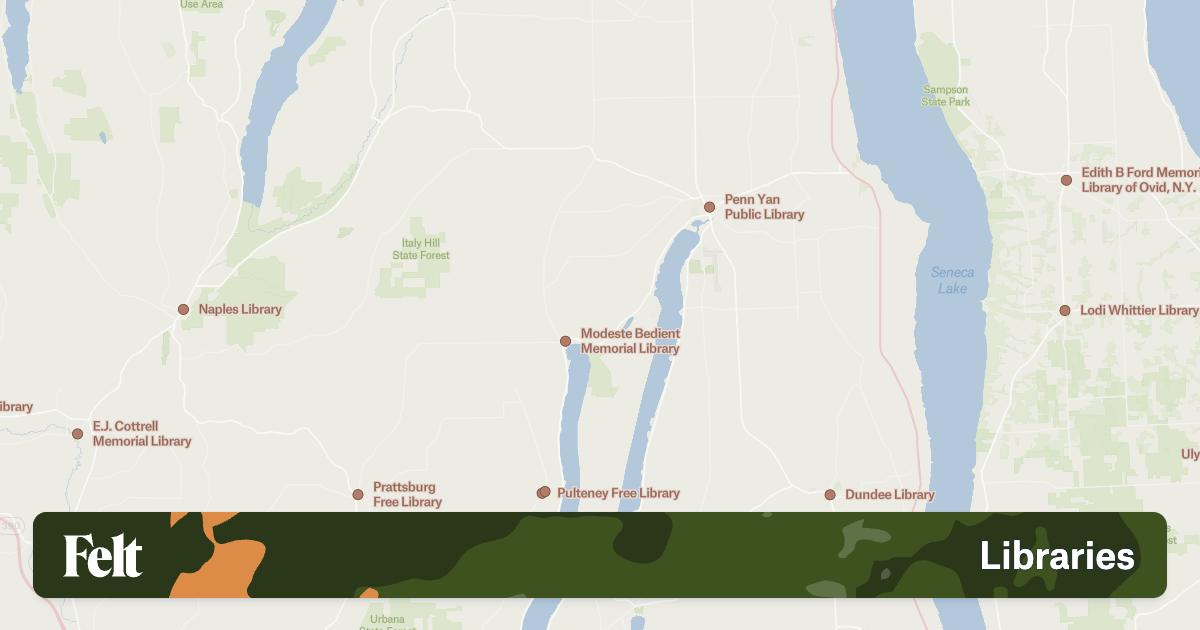 Libraries in Yates County, New York