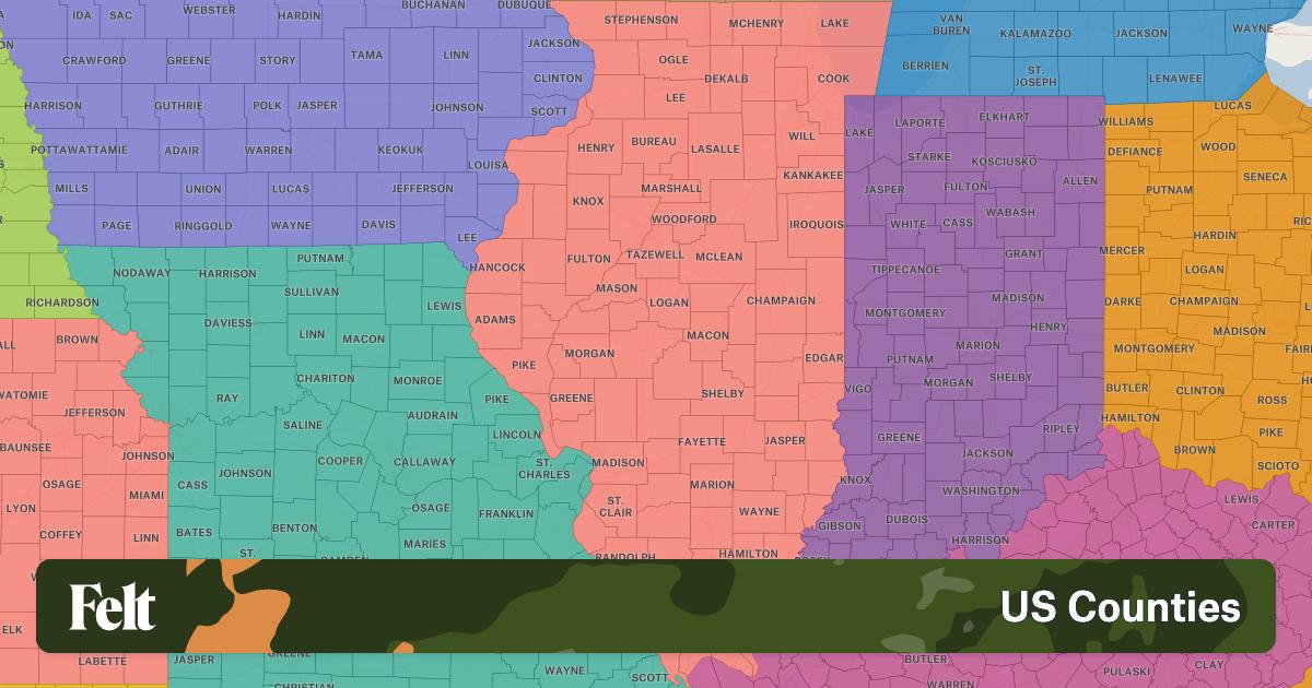 Counties in Illinois