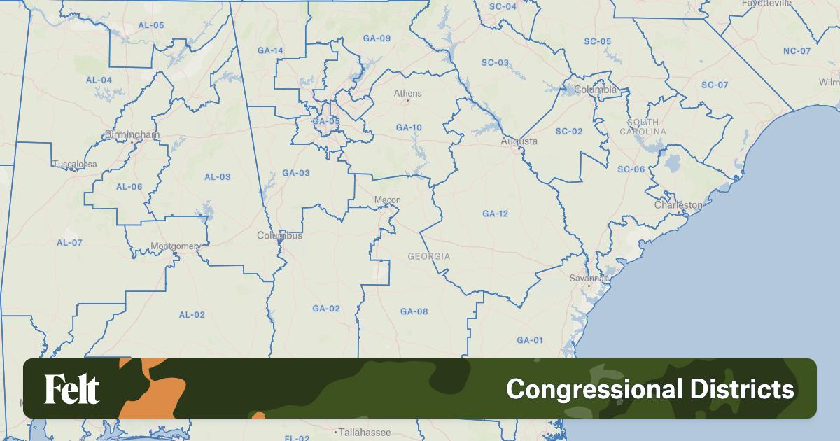 Congressional Districts in Georgia