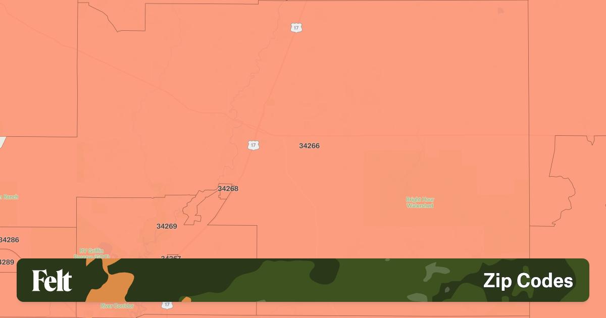ZIP Codes in DeSoto County, Florida ZIP Codes in DeSoto County, Florida