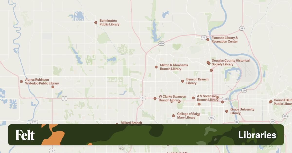 Libraries in the city of Omaha, Nebraska