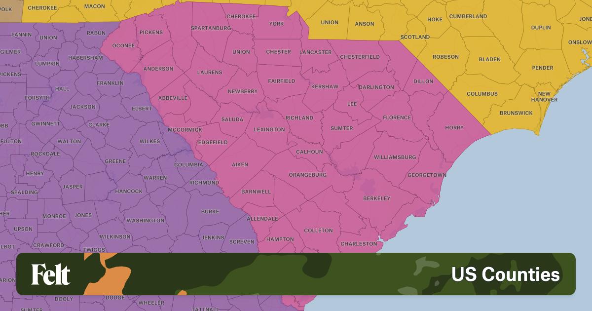 Counties in South Carolina