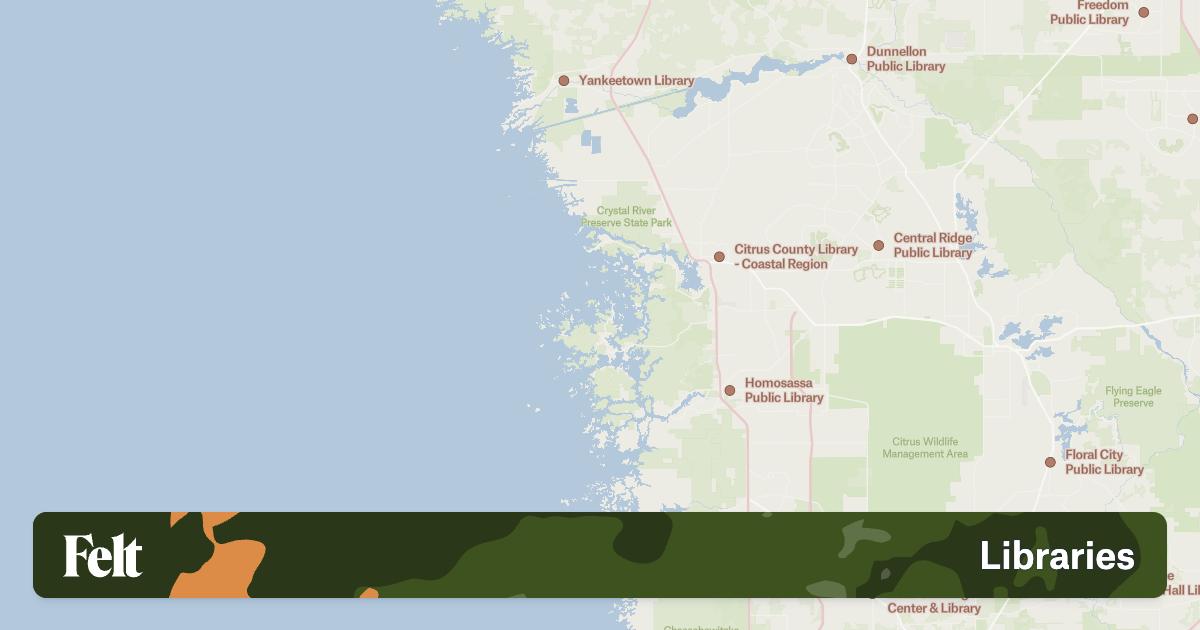 Libraries in Citrus County, Florida