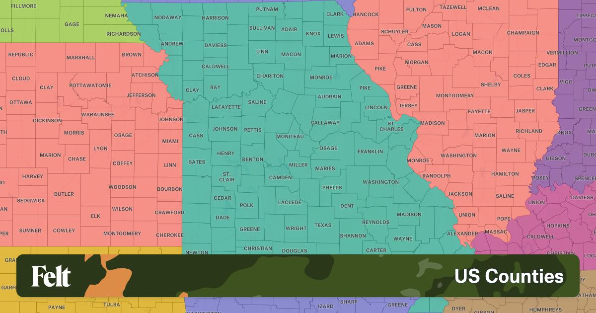Counties in Missouri