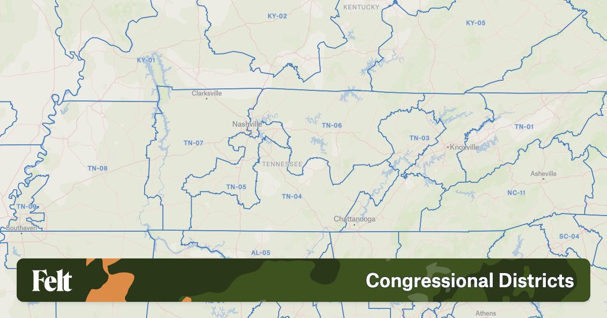 Congressional Districts in Tennessee
