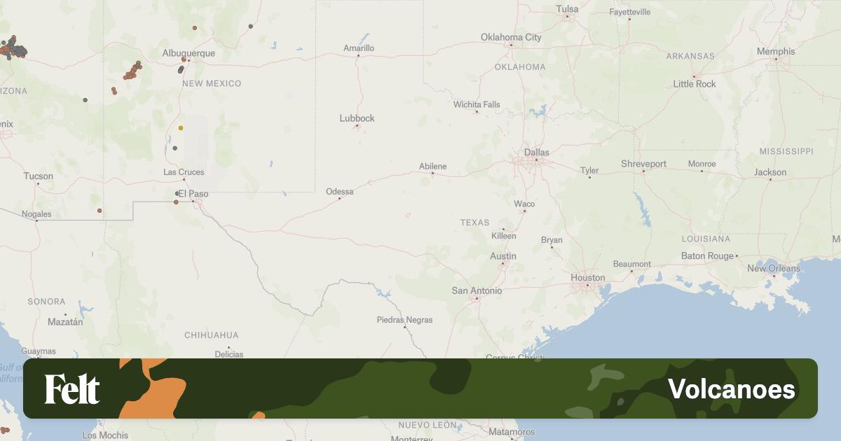 Volcanoes in Texas