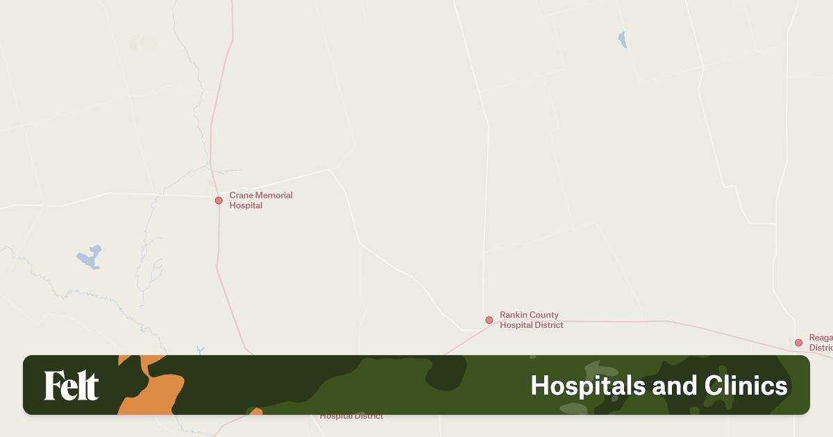 Hospitals and clinics in Upton County, Texas