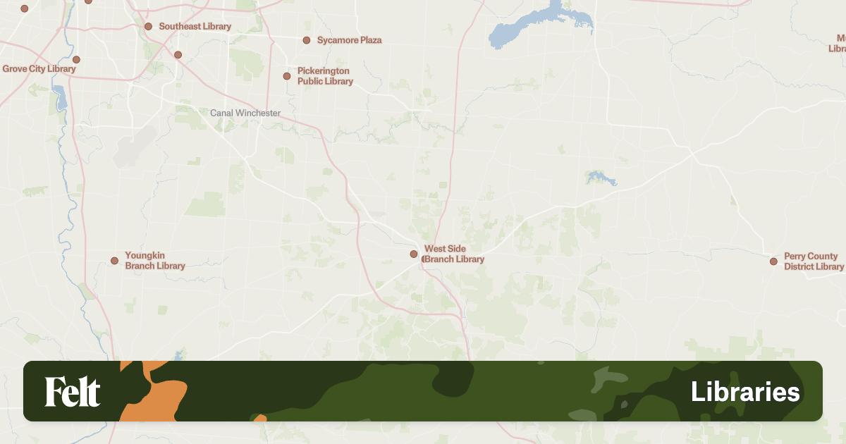 Libraries in Fairfield County, Ohio