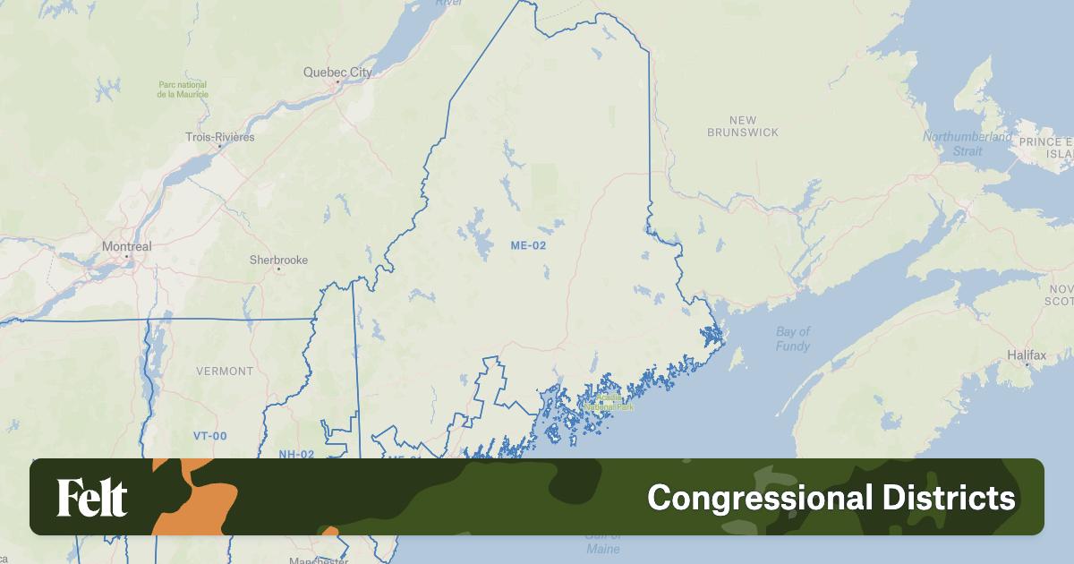 Congressional Districts in Maine