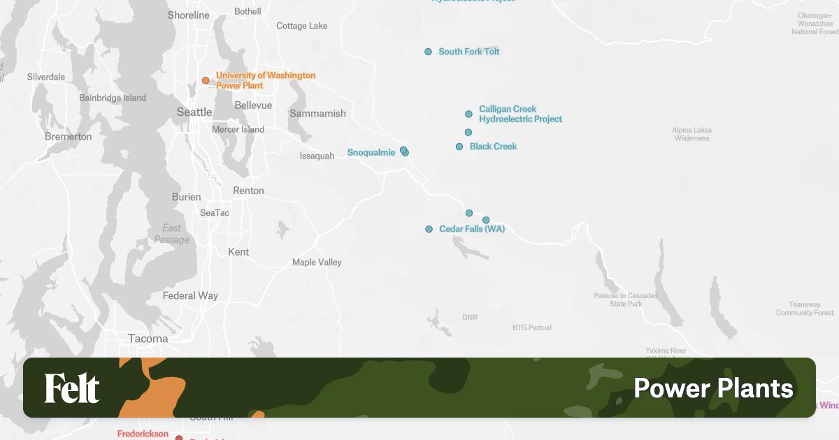 Power plants in King County, Washington