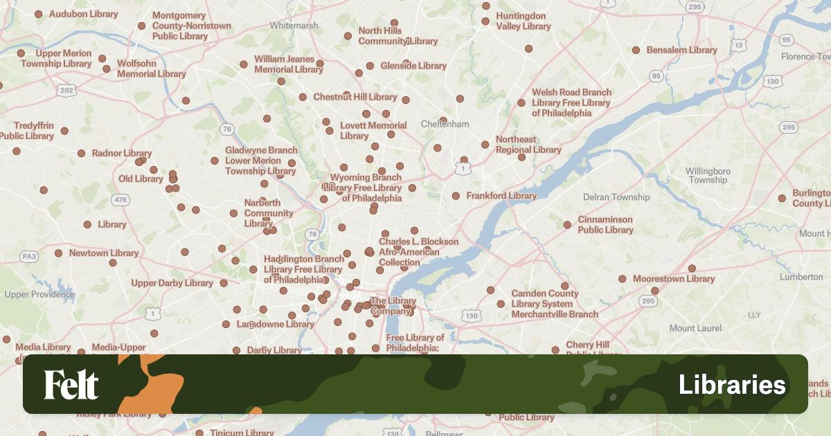 Libraries in Philadelphia County, Pennsylvania
