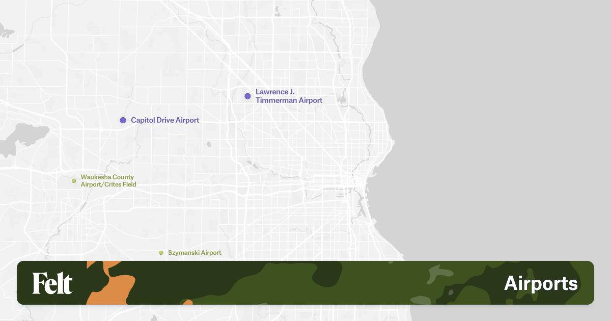 Airports in the city of Milwaukee, Wisconsin