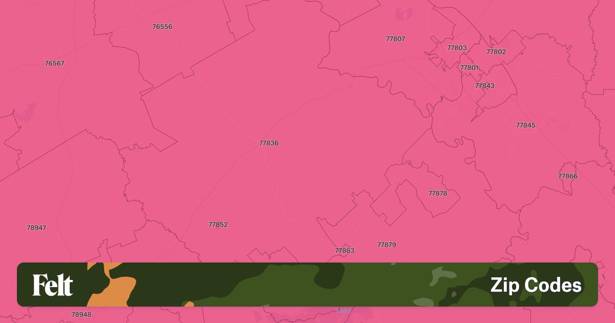 ZIP Codes in Burleson County, Texas