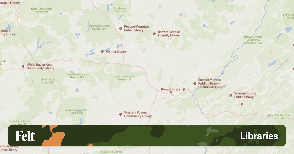 Libraries in Monroe County, Pennsylvania